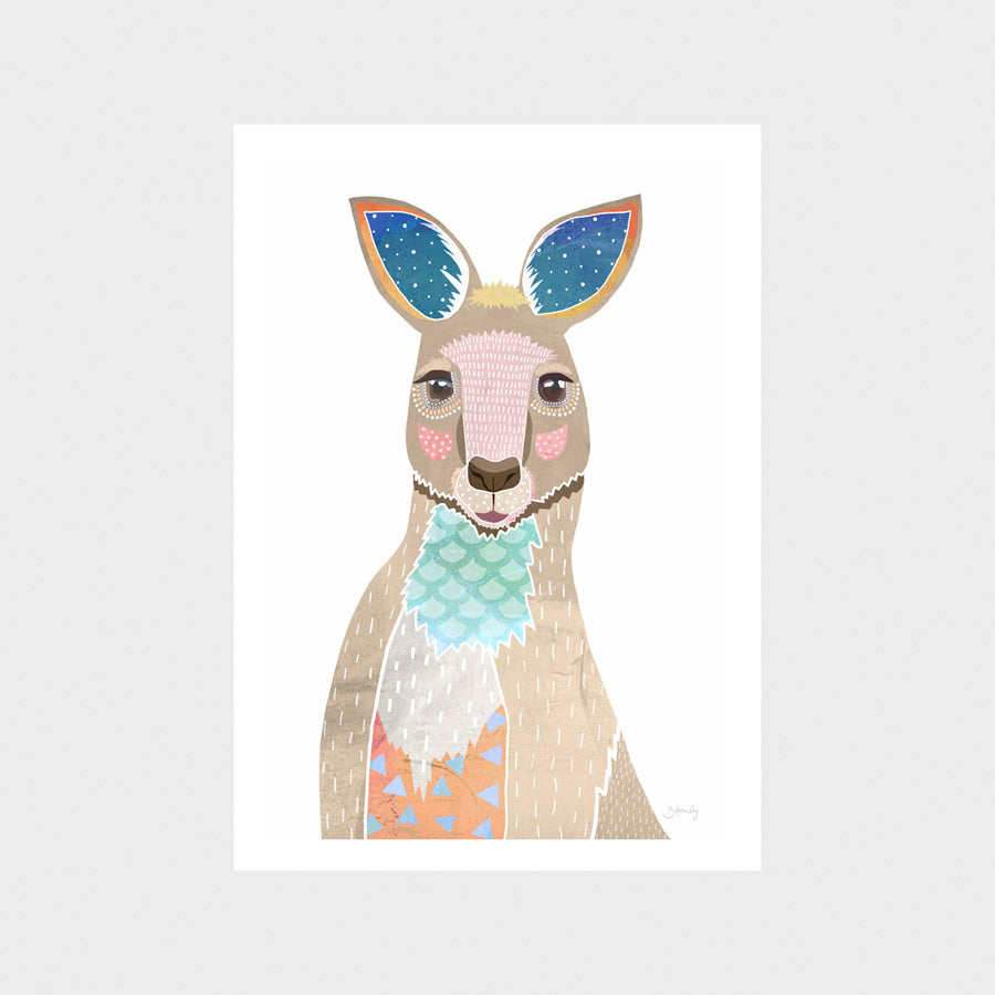 Kangaroo 2 Art Print – Empty Studios