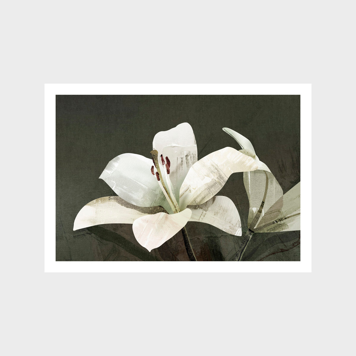 Dark Lily Art Print – Empty Studios