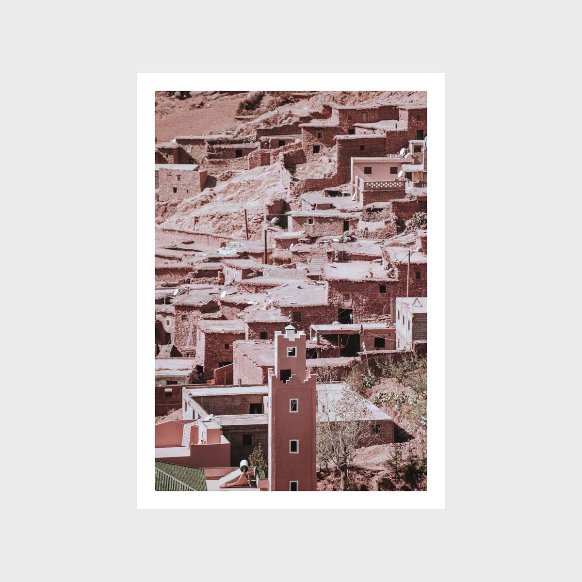 Pink Hillside Art Print – Empty Studios