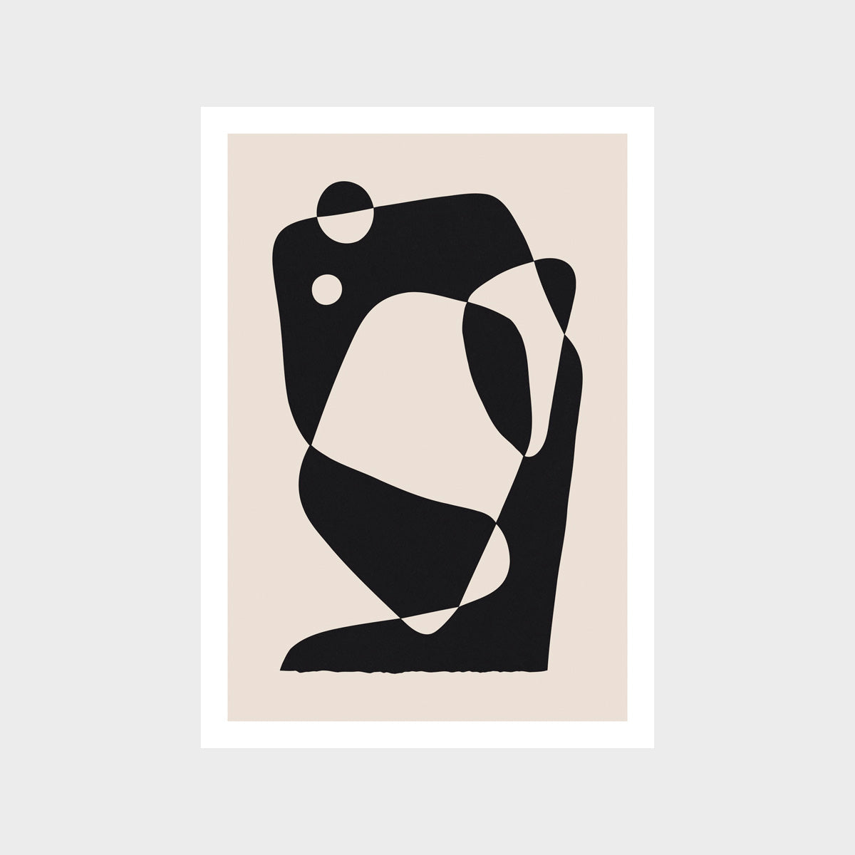 Abstract Paper Cutouts 3 Art Print – Empty Studios