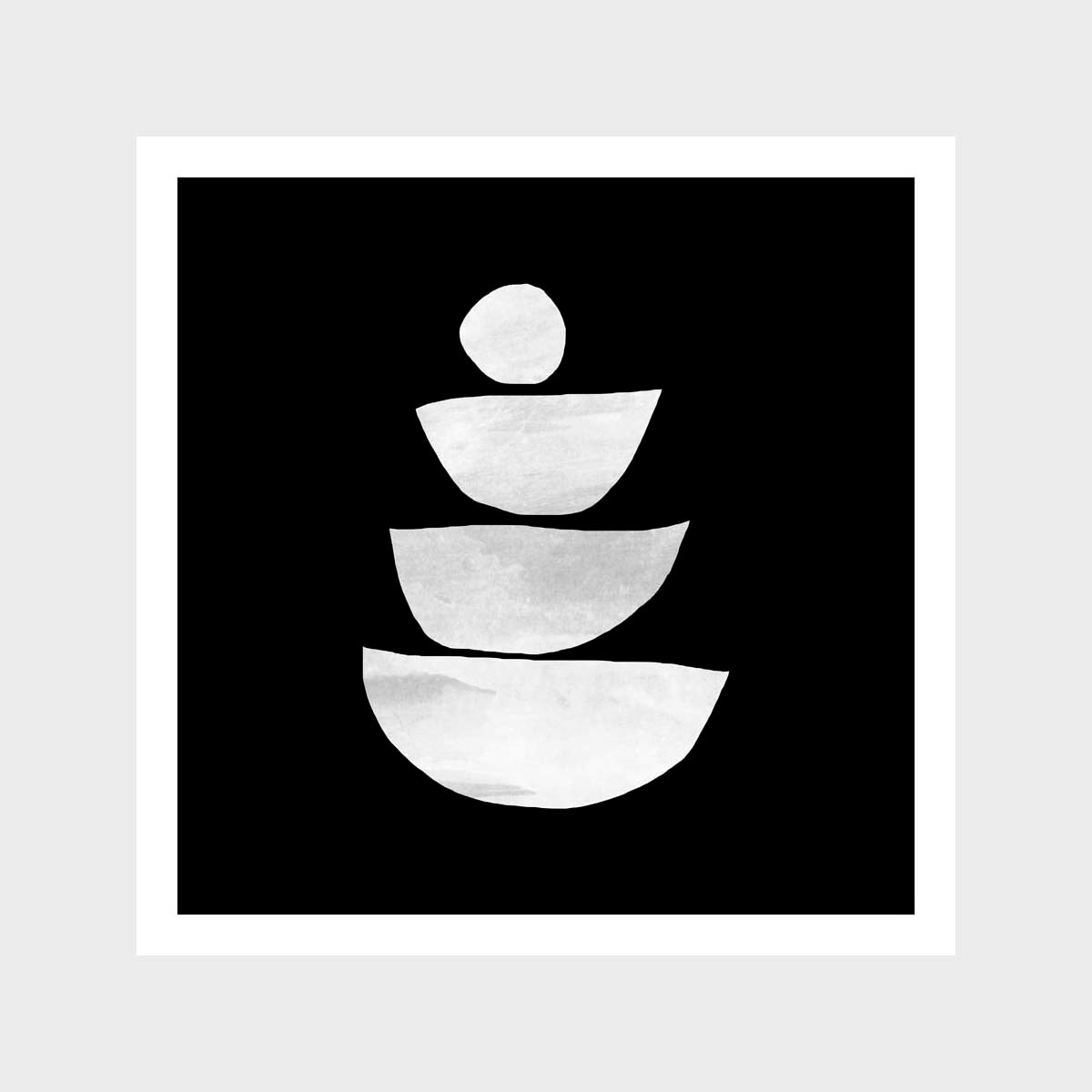 Mono Shapes 6 Art Print – Empty Studios